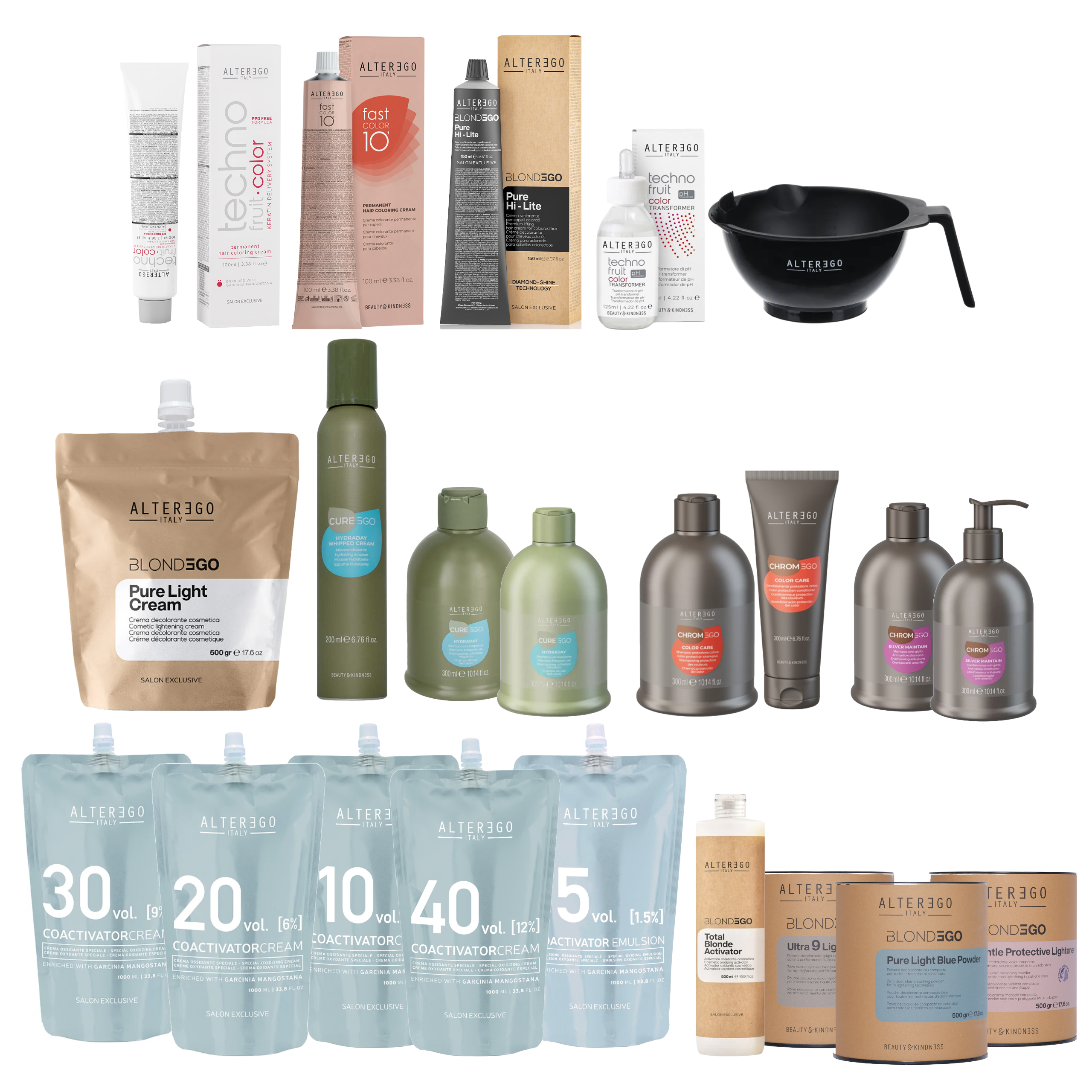 Alter Ego Hair Products | Hair Salon Supplies | Maly's Manocoblue