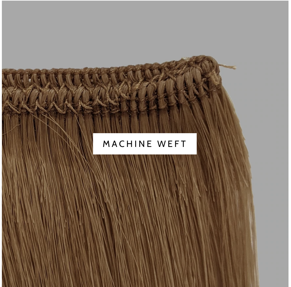 AQUA HAIR EXTENSIONS Machine Weft Extension 18" | ManocoBlue
