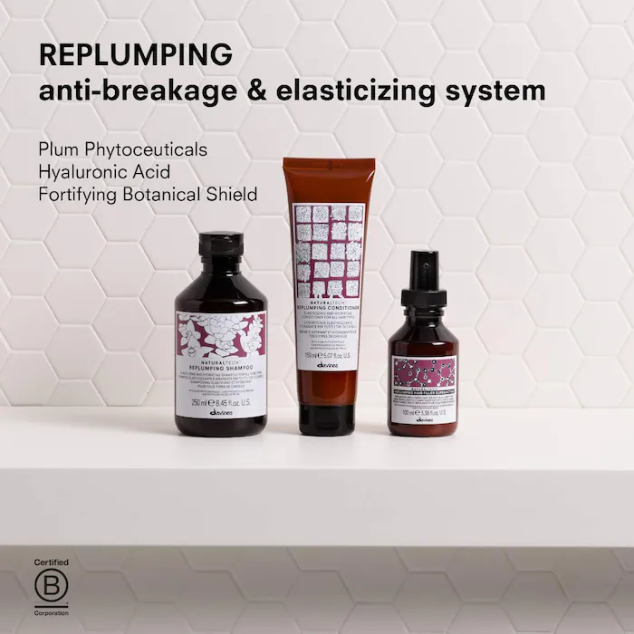 Davines NaturalTech Replumping Shampoo | ManocoBlue