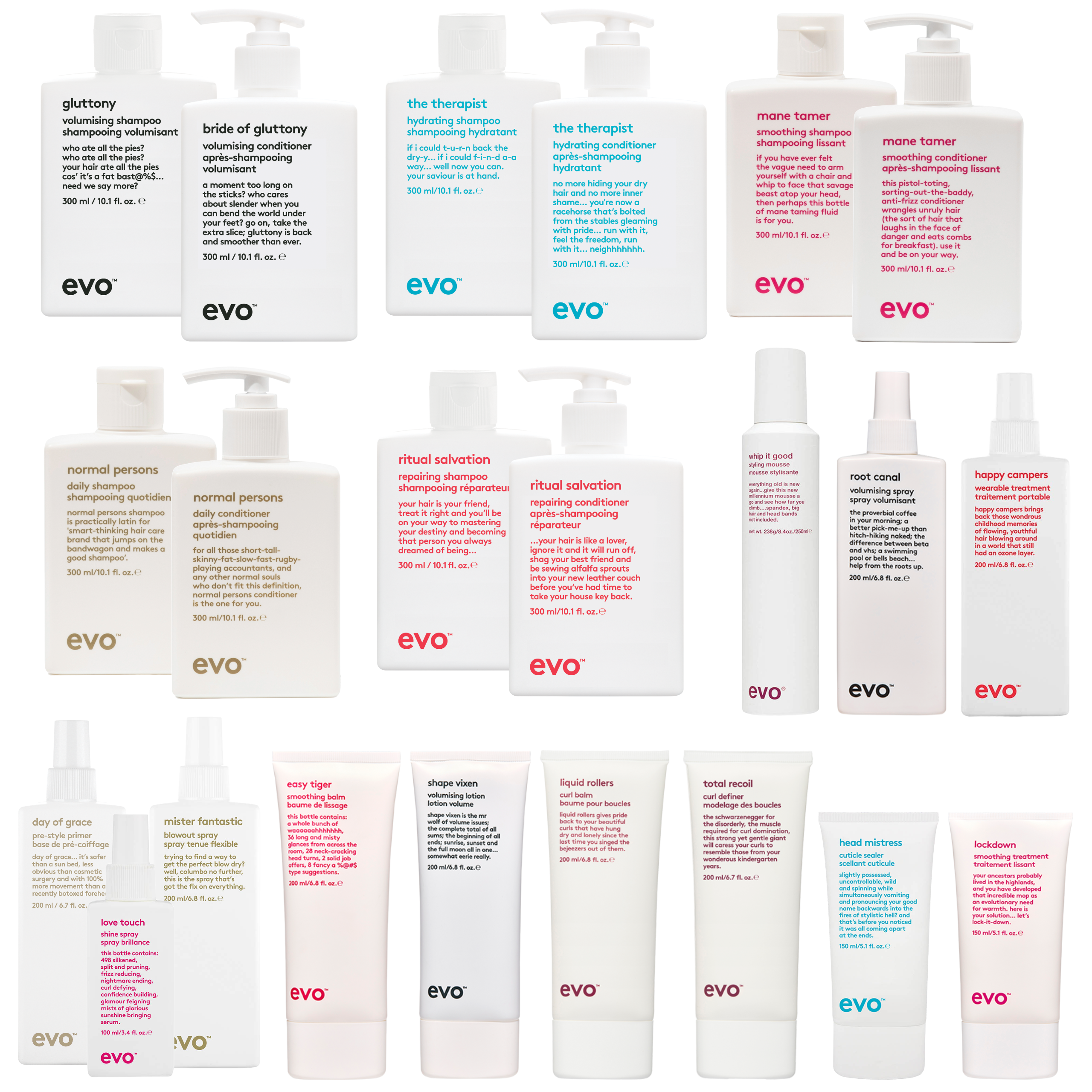 Evo Hair Products | Hair Salon Supplies | ManocoBlue