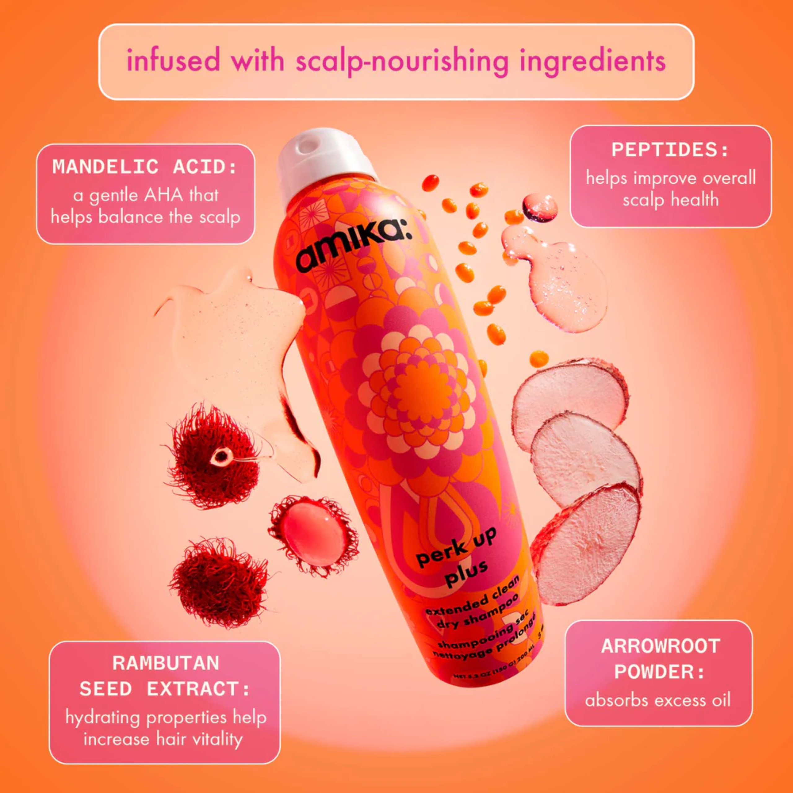 AMIKA Perk Up Plus Extended Clean Dry Shampoo | ManocoBlue