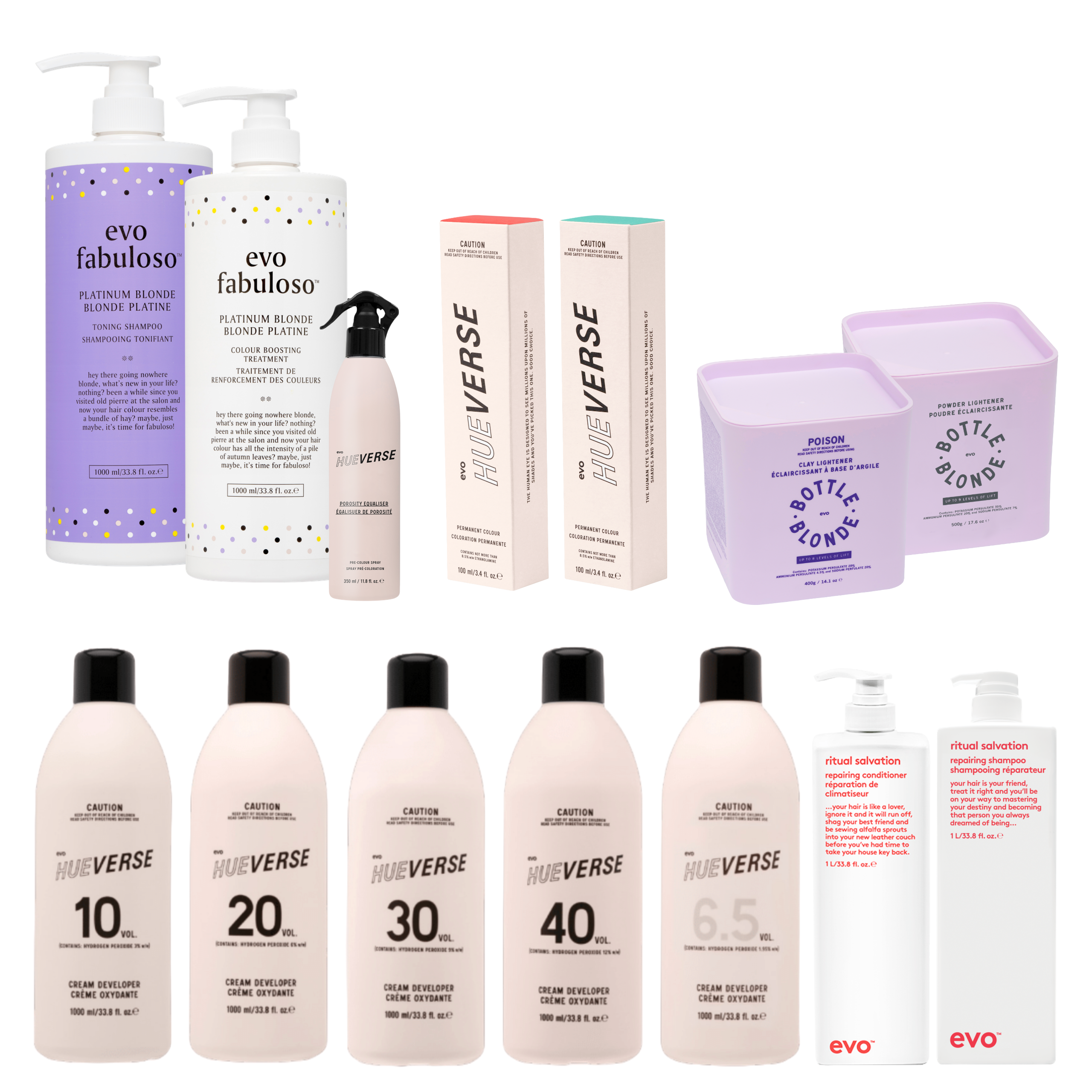 Evo Hair Products | Hair Salon Supplies | ManocoBlue