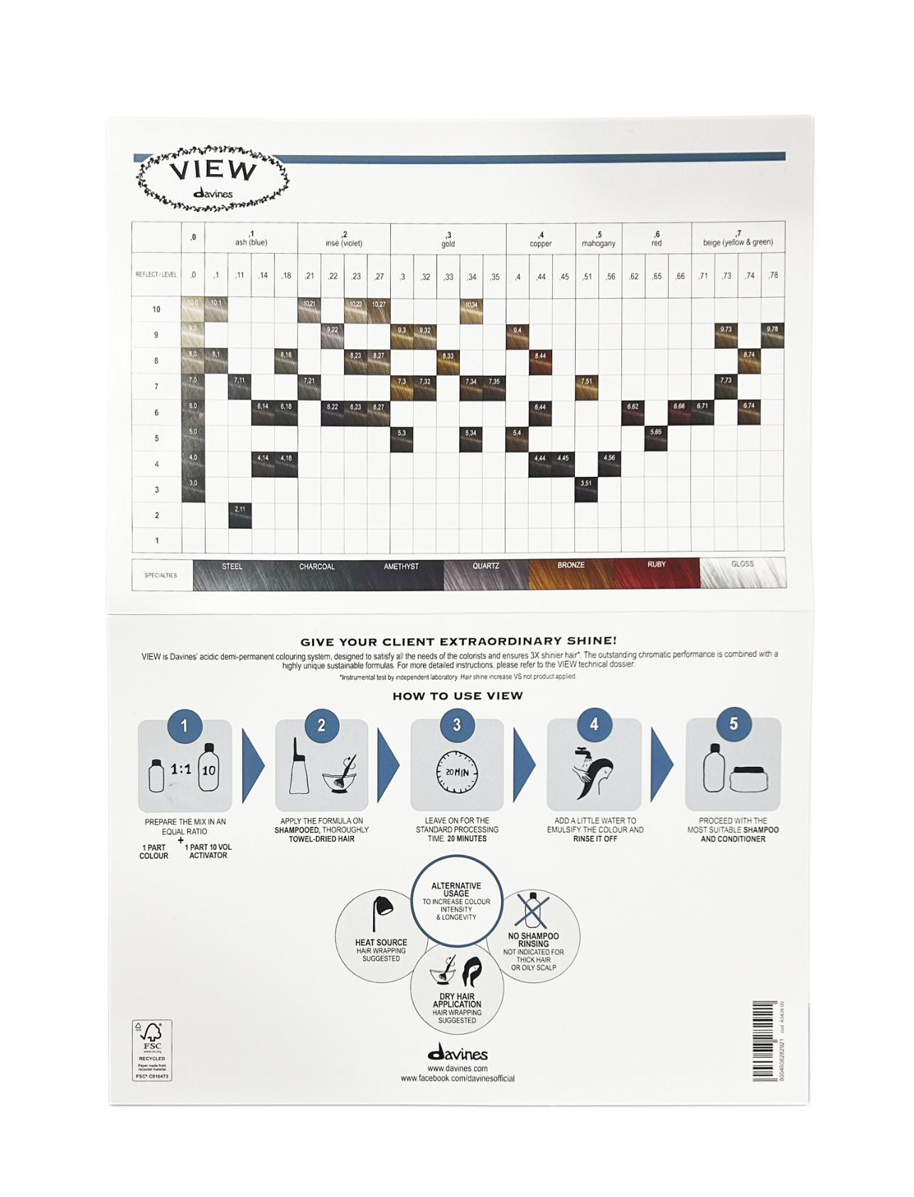 Davines VIEW | Hair Salon Supplies | Maly's ManocoBlue